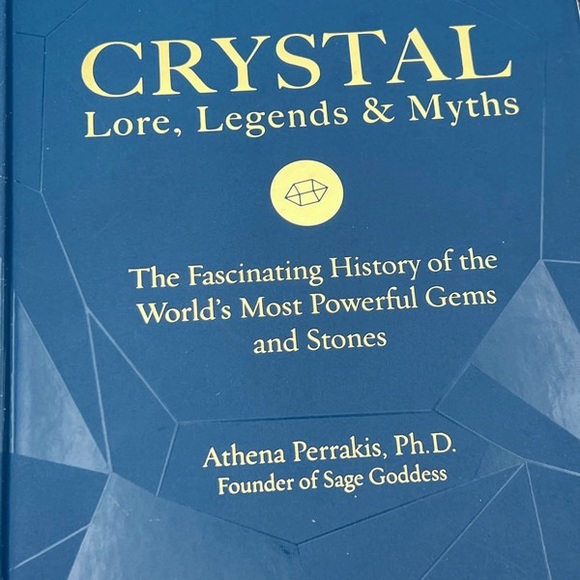 Athena Perrakis | Other | Crystal Lore Legends Myths Hardcover Book Powerful Crystals Gemstones ...